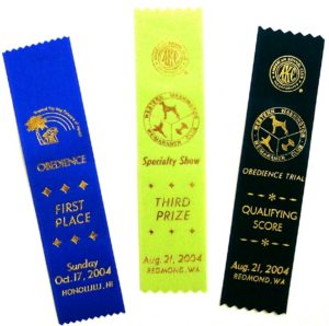 Dog Show Ribbons|Olympic RibbonArt